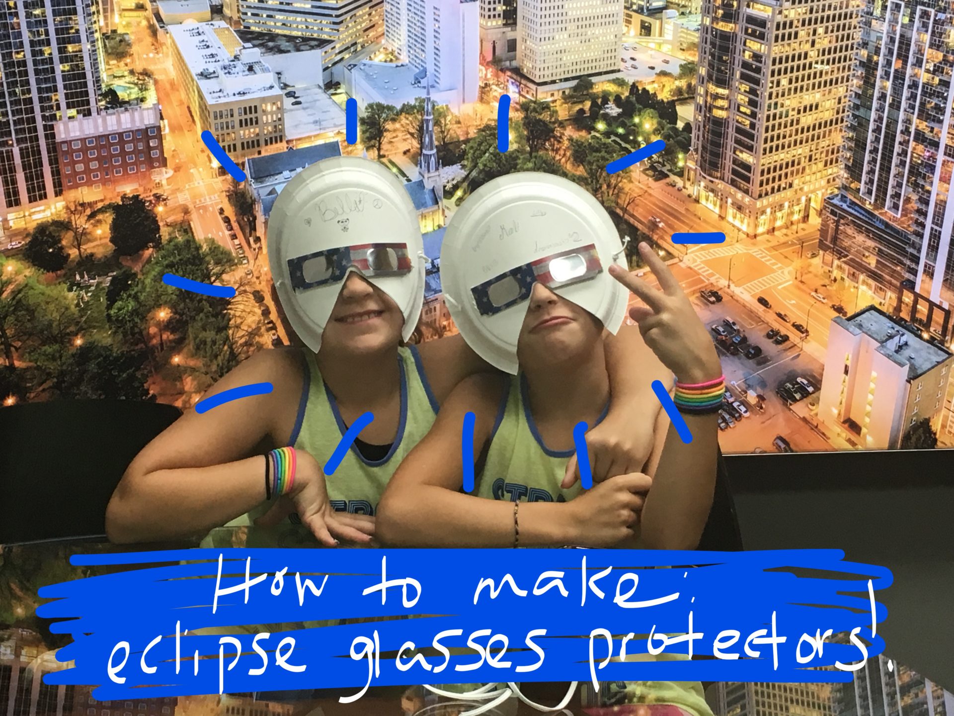 How to make eclipse glasses "protectors!" - Miranda in Charlotte